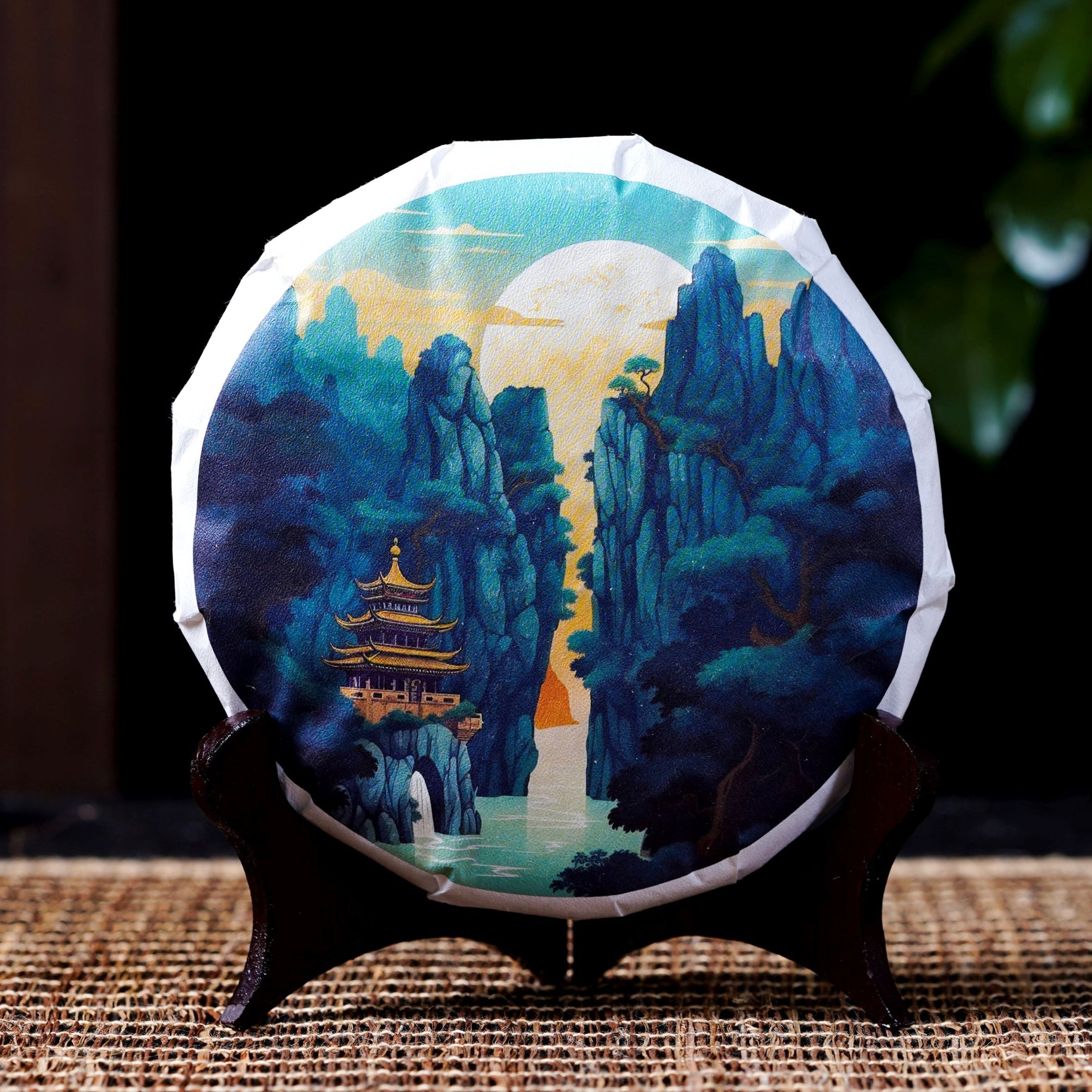 2018 "Chen Nian Shou Mei" Aged White Tea Cake of Fuding Yunnan Sourcing ...