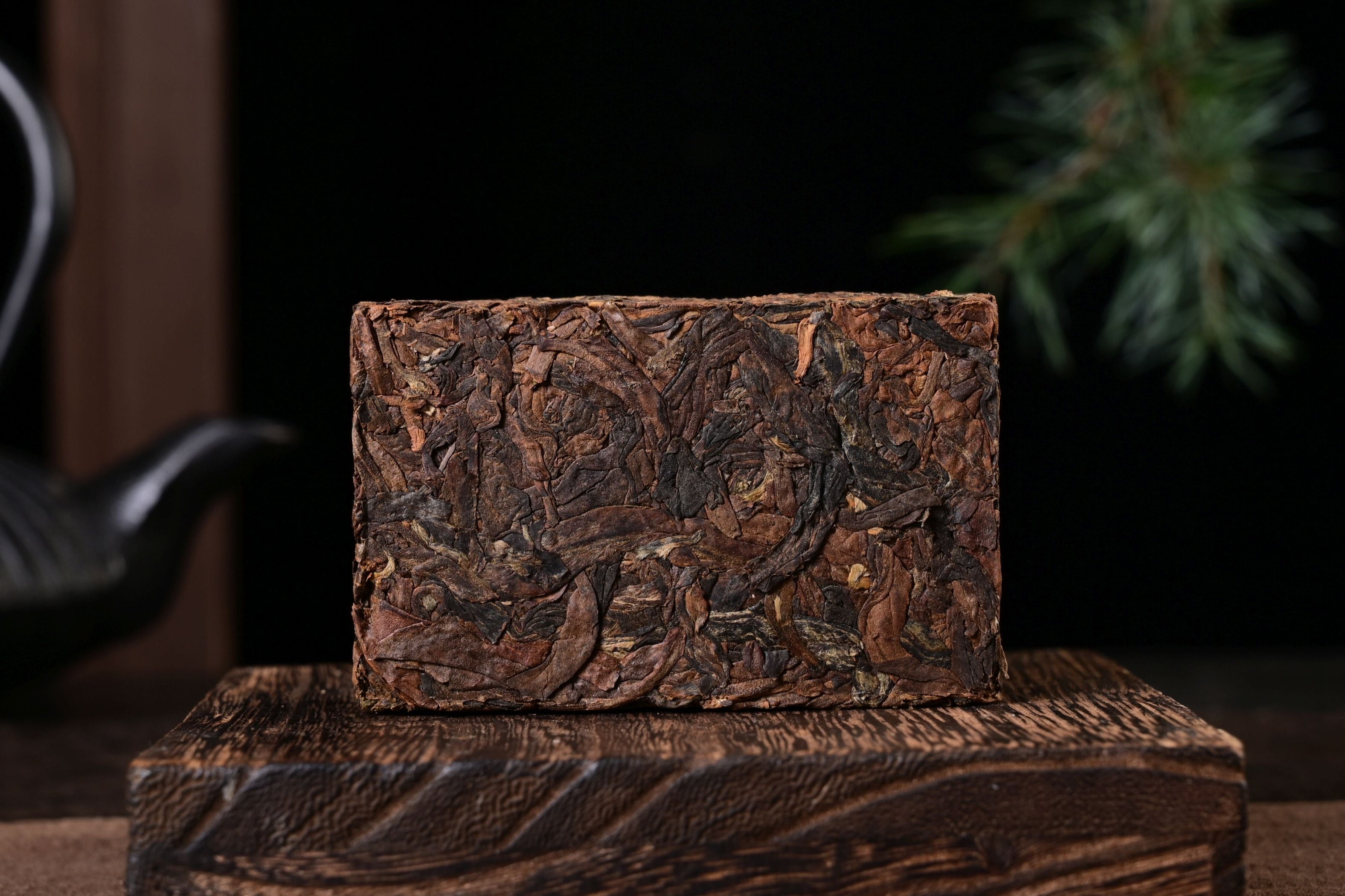 Mengku Wild Arbor Pure Assamica Sun-Dried Black Tea Brick Yunnan ...