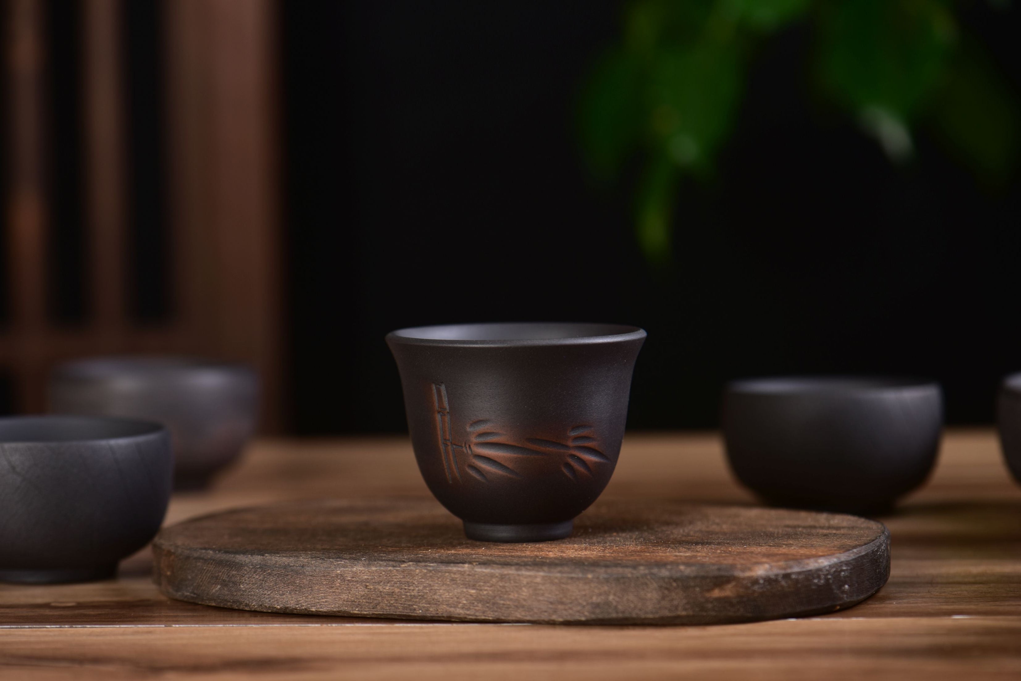 Jian Shui Clay "Bamboo" Dragon Kiln Style Cup Yunnan Sourcing Tea Shop