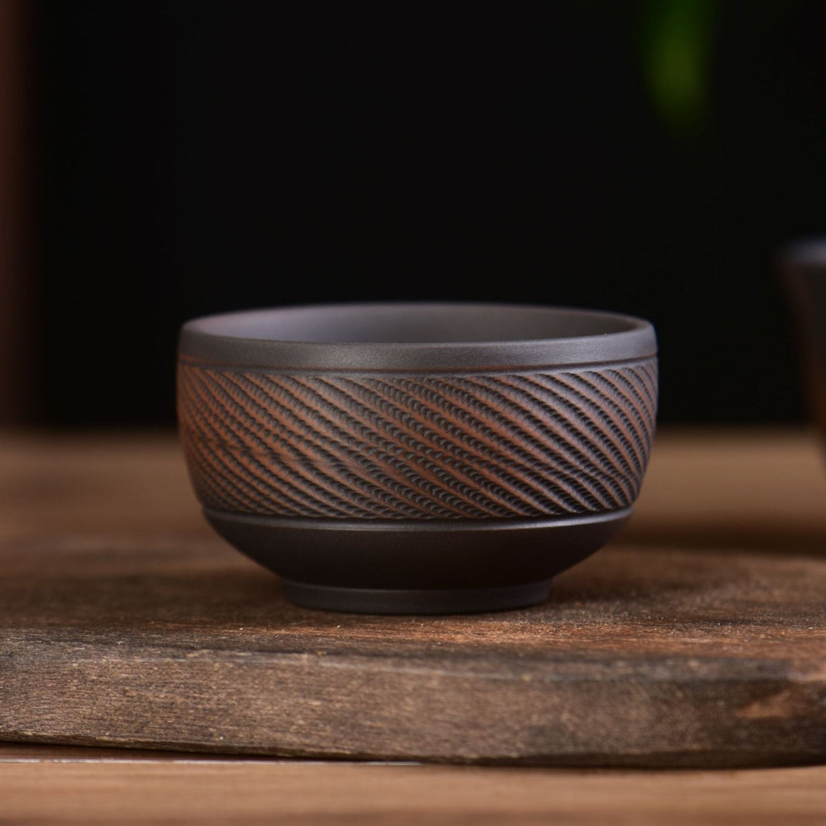 Jian Shui Clay "Spun" Dragon Kiln Style Cup Yunnan Sourcing Tea Shop