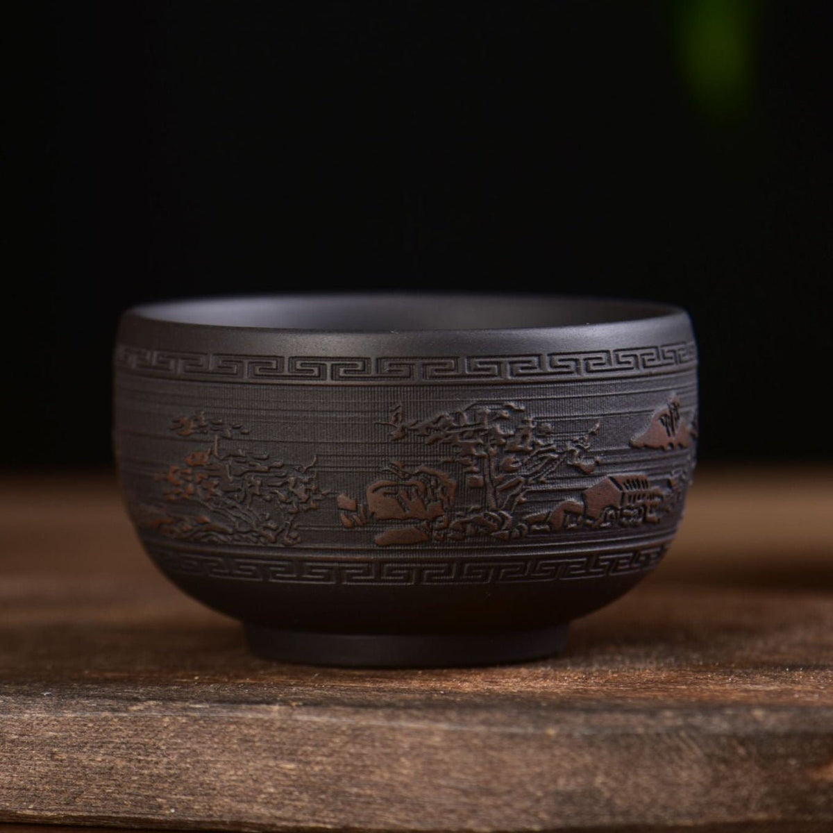 Jian Shui Clay "Village Scene" Dragon Kiln Style Cup — Yunnan Sourcing ...