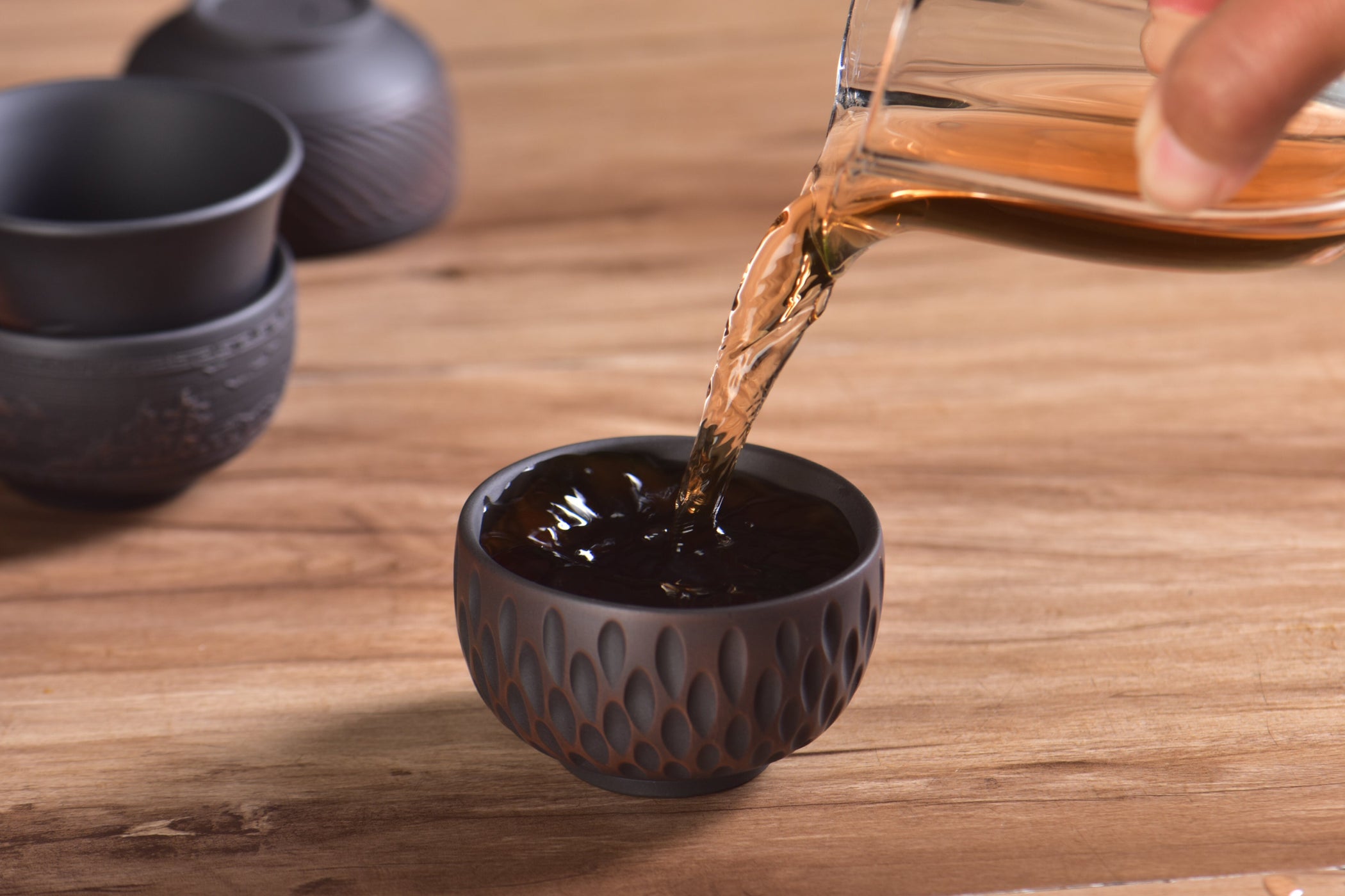 Jian Shui Clay "Cut Out" Dragon Kiln Style Cup Yunnan Sourcing Tea Shop