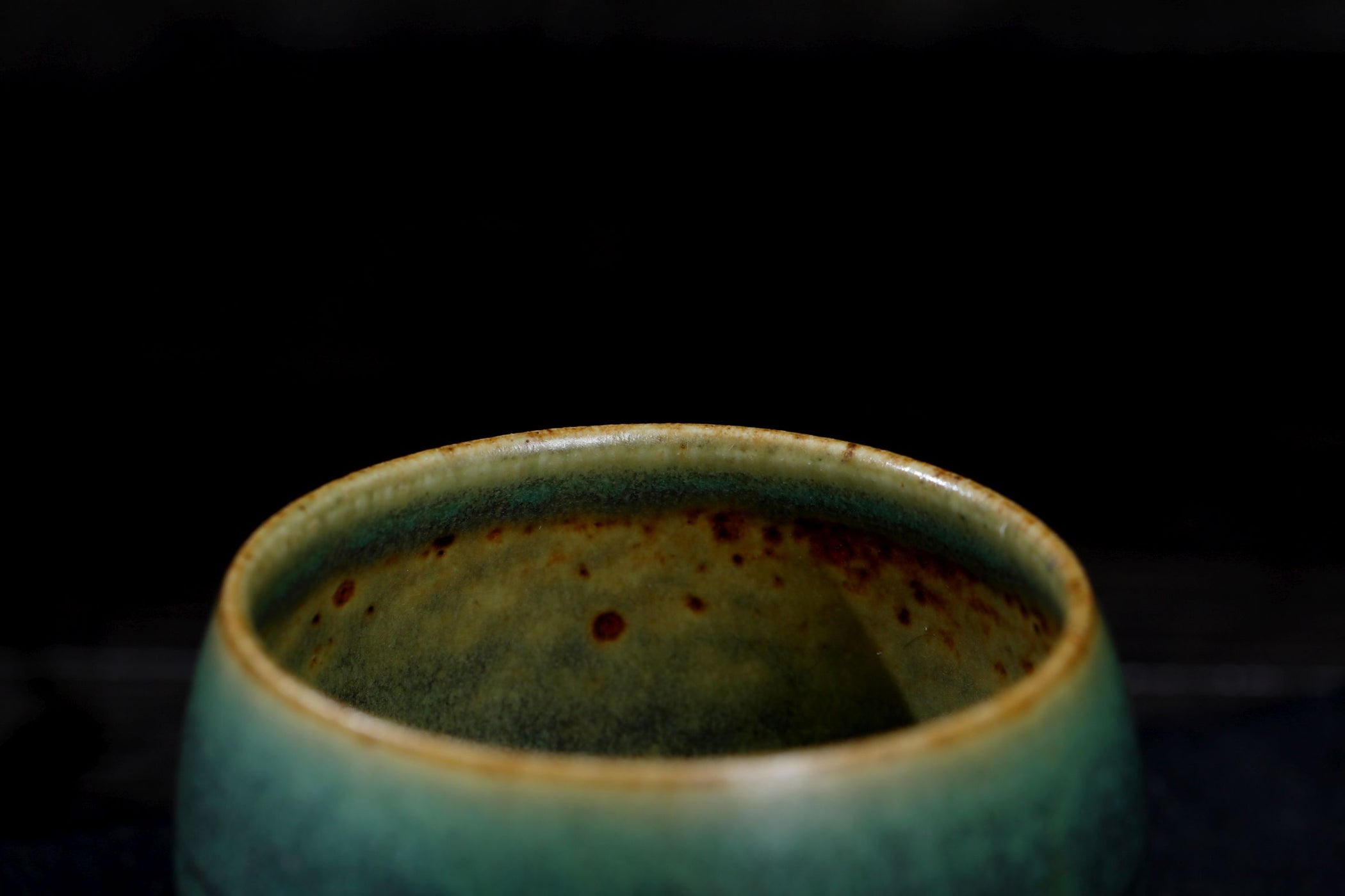 Fei Cui Glazed "Turquoise Desert" Bug Bitten Teapot and Cups — Yunnan ...