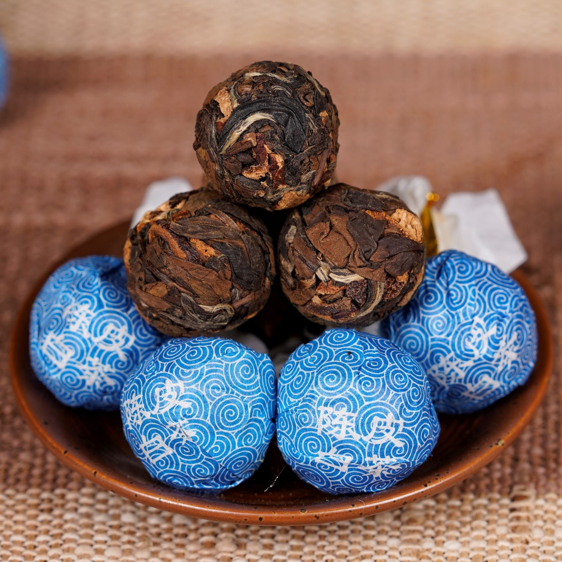 Shou Mei White Tea with Aged Tangerine Peel Dragon Balls Yunnan ...