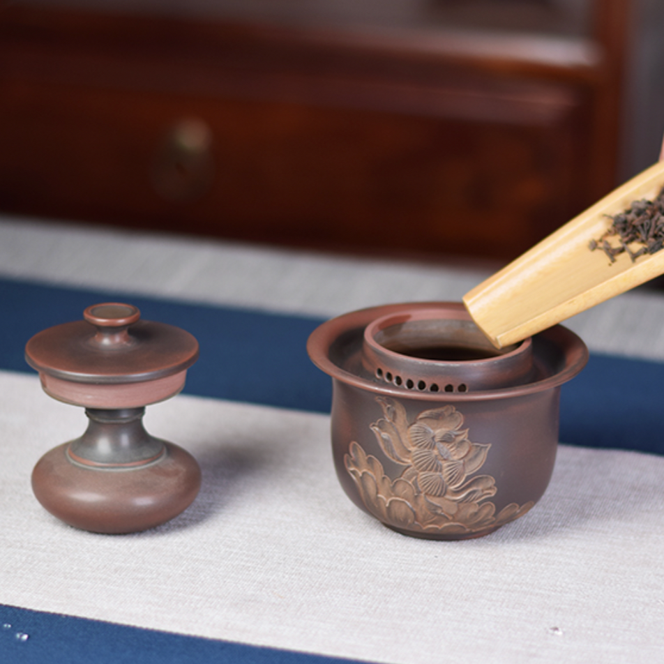 Qin Zhou Nixing Clay Easy Gaiwan by Yuan Chan Jie — Yunnan Sourcing Tea ...
