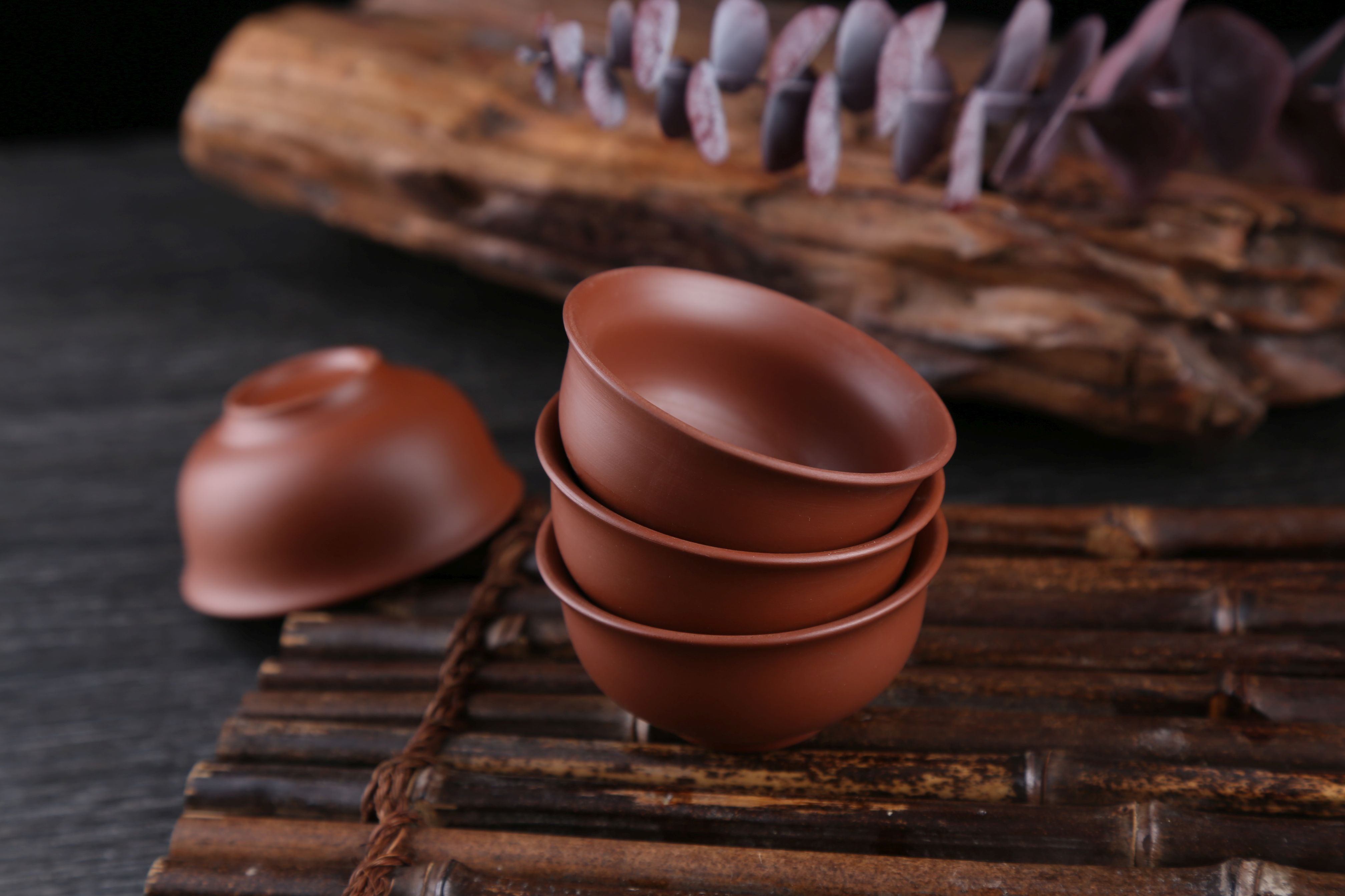 Chaozhou Red Clay Cups for Gong Fu Cha * 45ml — Yunnan Sourcing Tea Shop