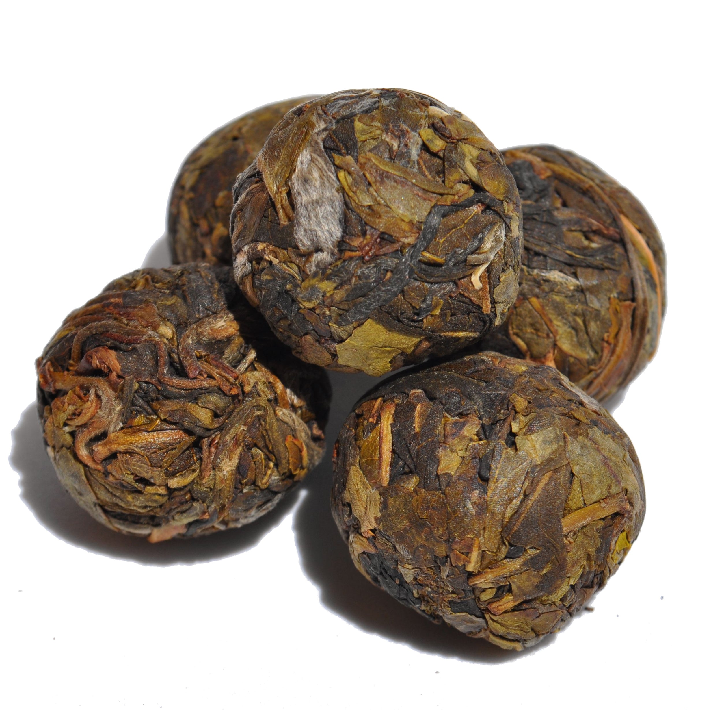 Bang Dong Village "Old Tree Huang Pian" Raw Pu-erh Tea Dragon Balls ...