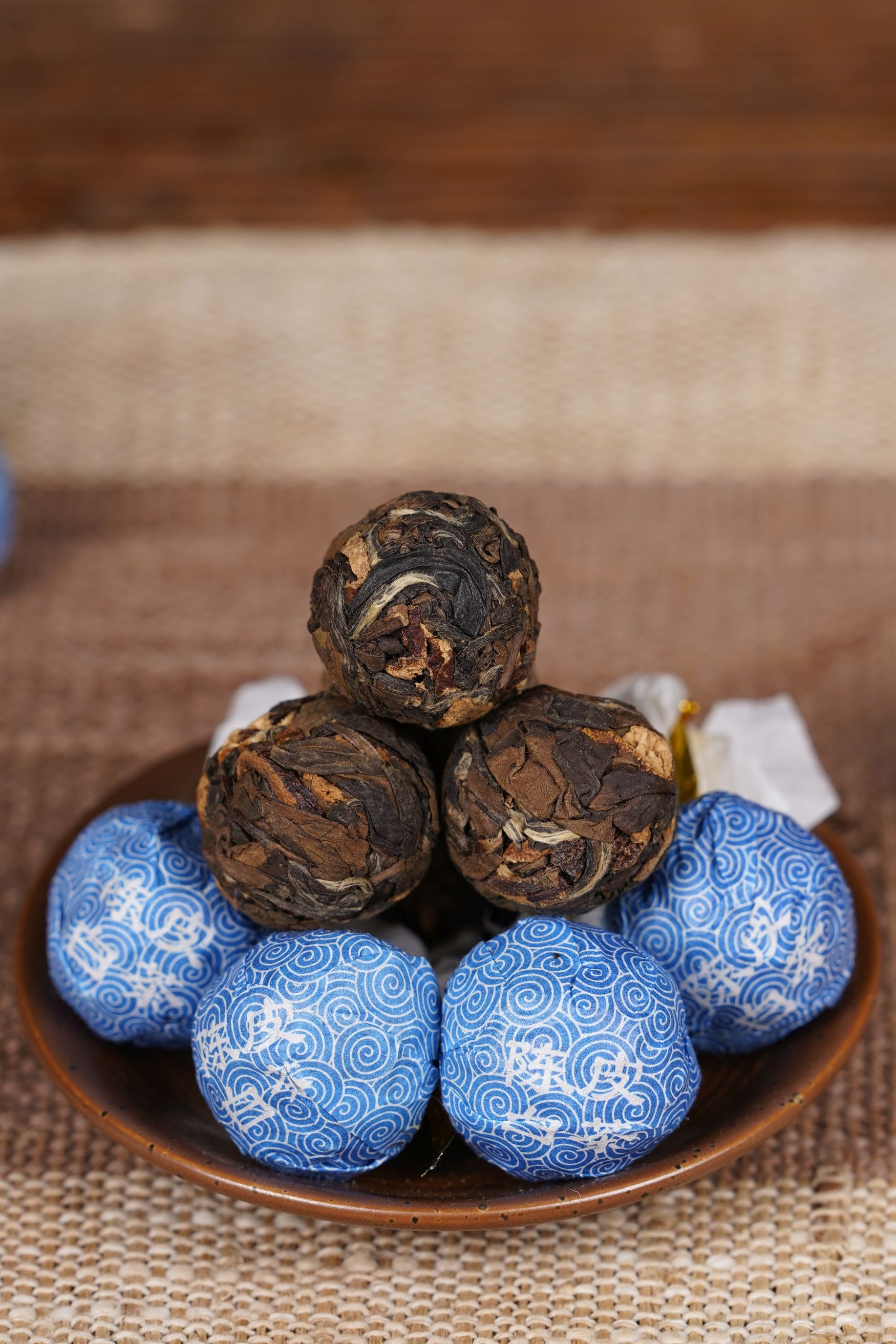 Shou Mei White Tea with Aged Tangerine Peel Dragon Balls Yunnan ...