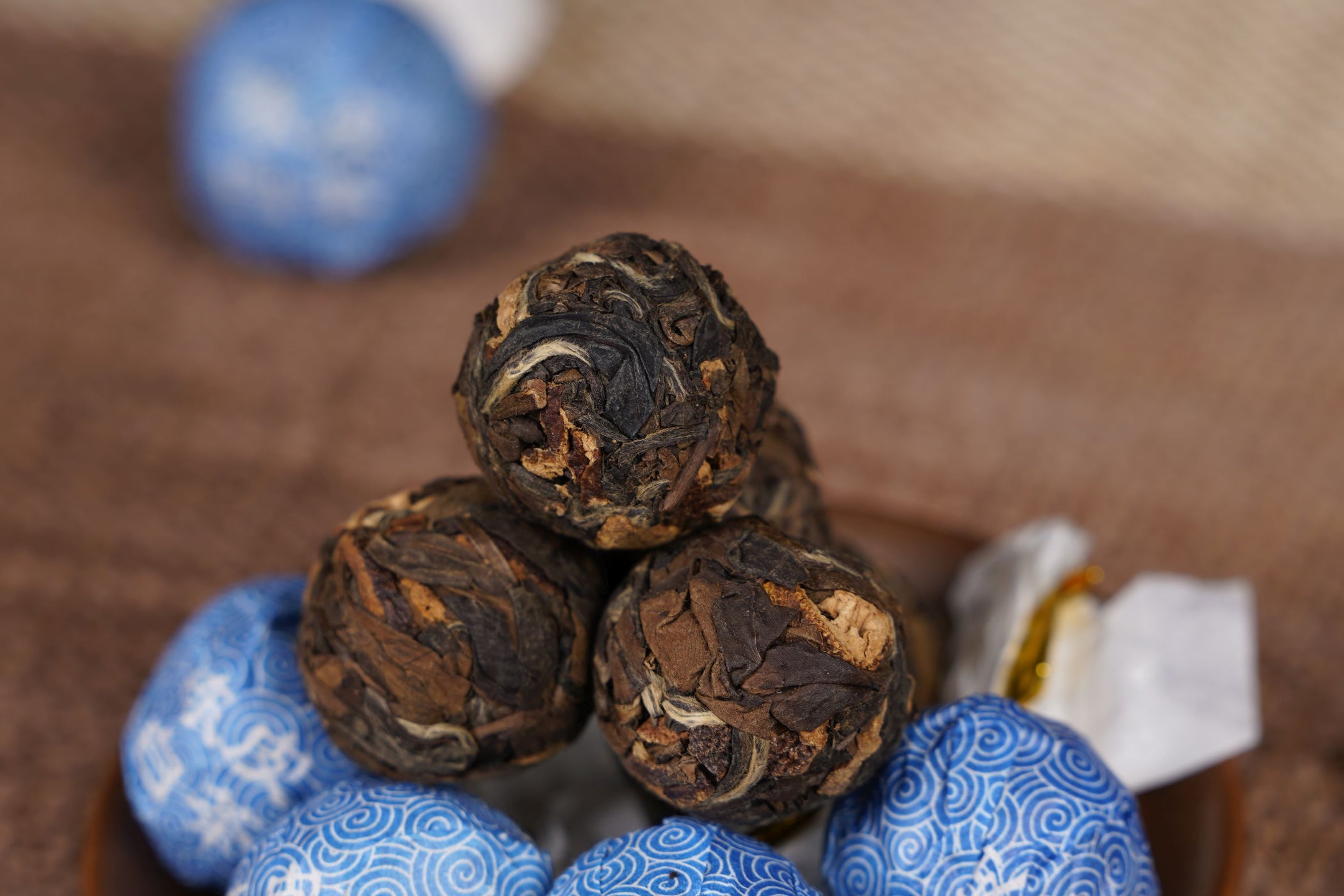 Shou Mei White Tea with Aged Tangerine Peel Dragon Balls Yunnan ...