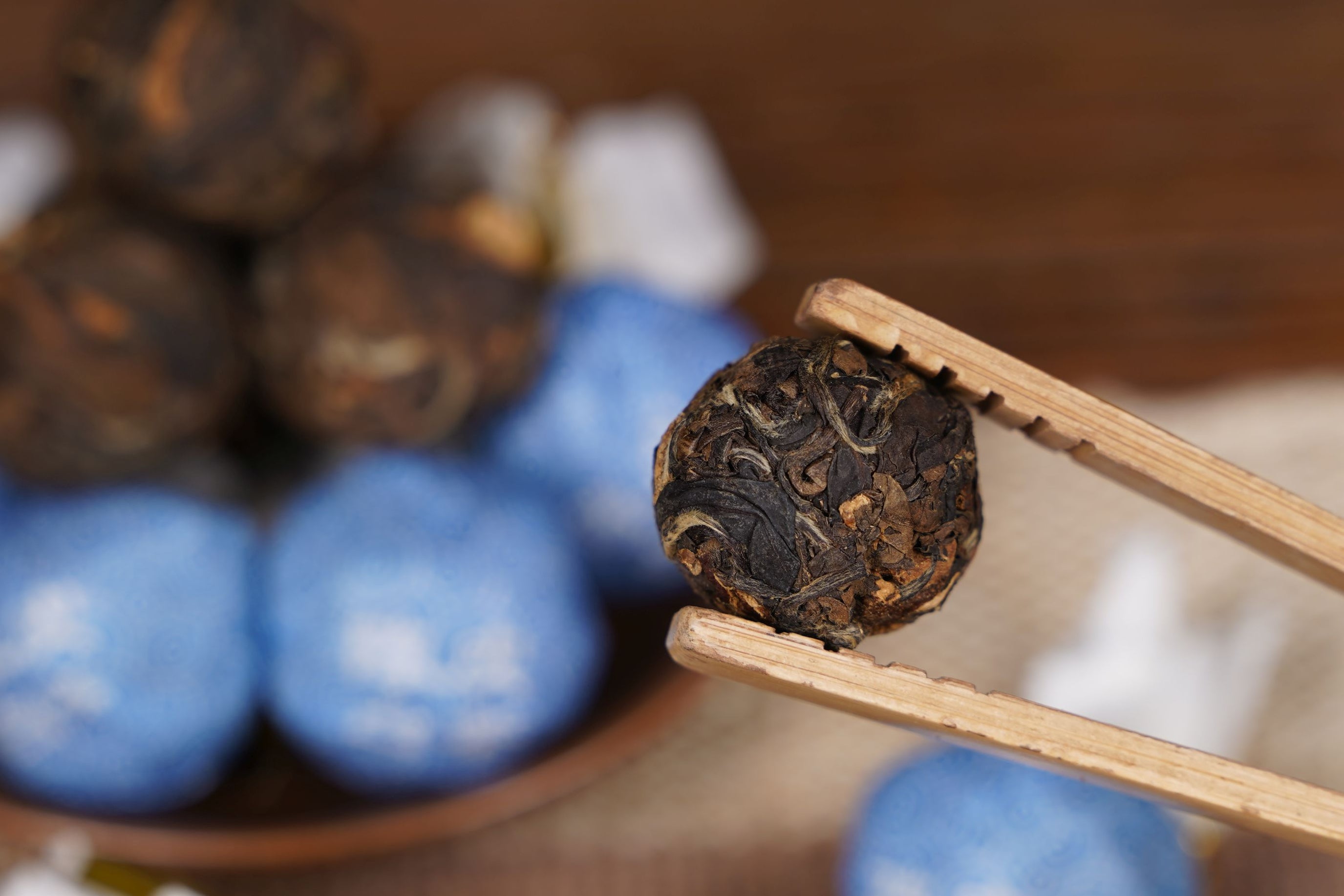 Shou Mei White Tea with Aged Tangerine Peel Dragon Balls Yunnan ...