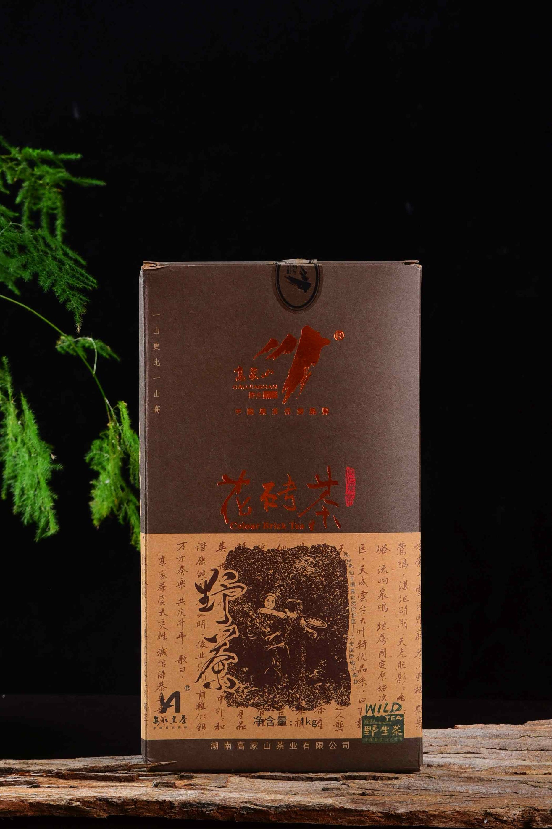 2012 Gao Jia Shan "Hua Zhuan" Hunan Hei Cha Brick — Yunnan Sourcing Tea ...