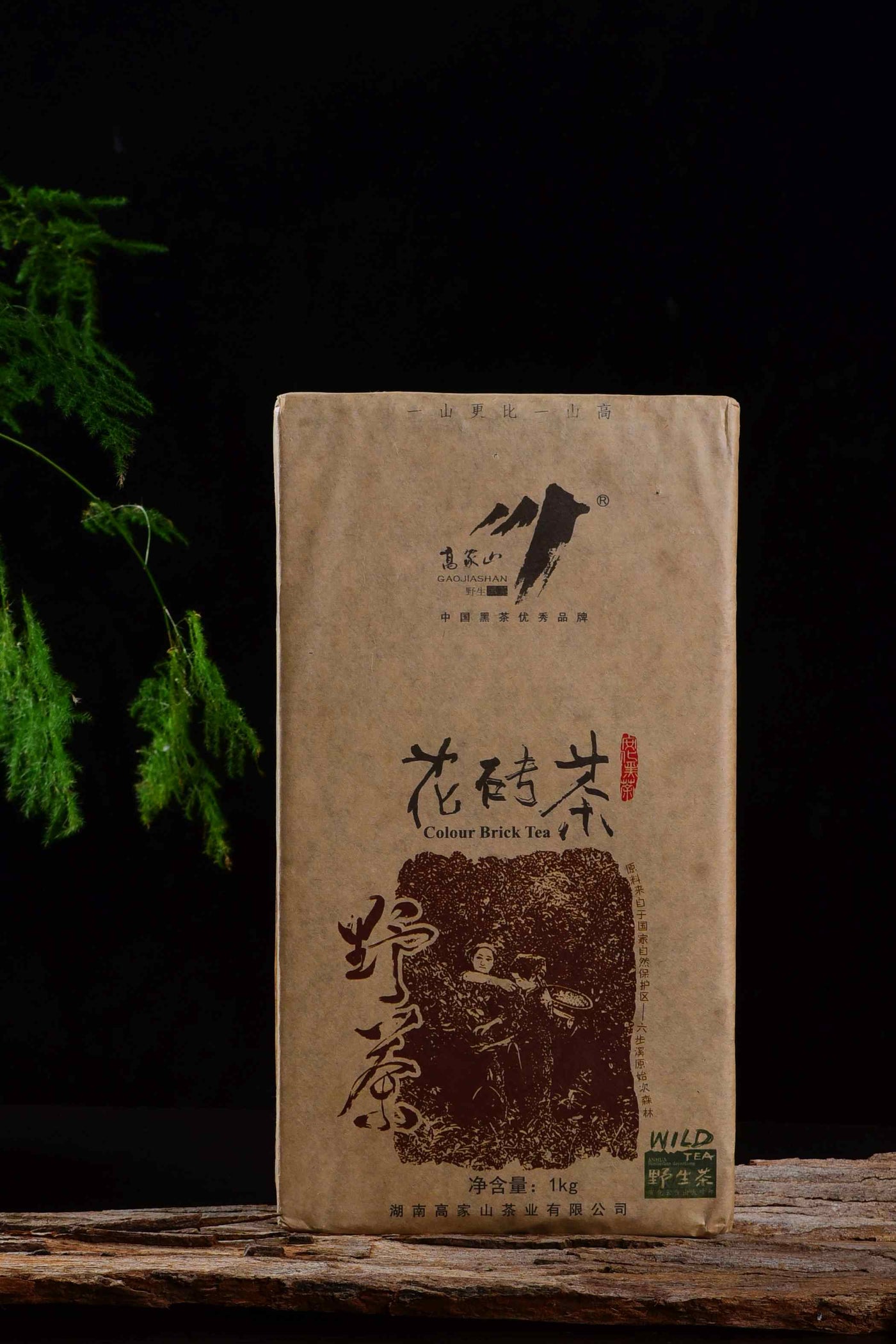 2012 Gao Jia Shan "Hua Zhuan" Hunan Hei Cha Brick — Yunnan Sourcing Tea ...