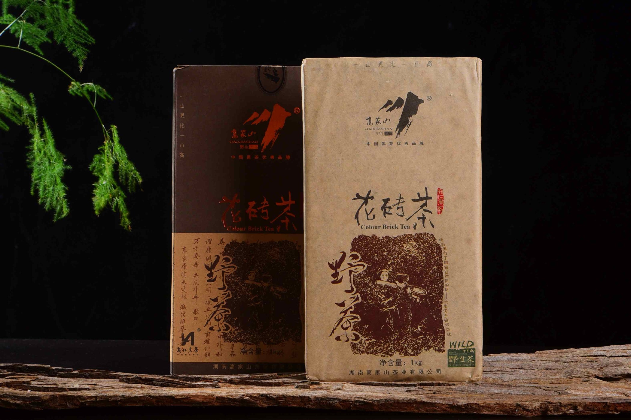 2012 Gao Jia Shan "Hua Zhuan" Hunan Hei Cha Brick — Yunnan Sourcing Tea ...