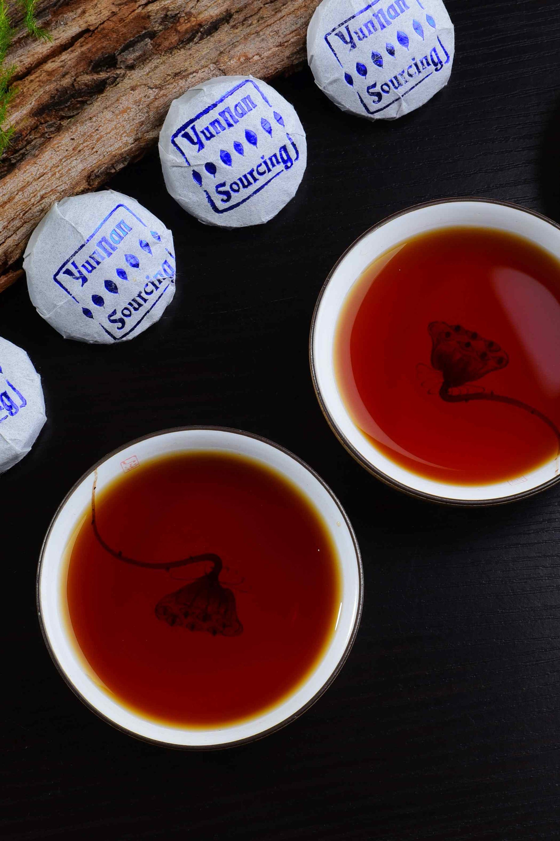 2020 Yunnan Sourcing "Yong De Blue Label" Ripe Pu-erh Tea Mini Cakes ...