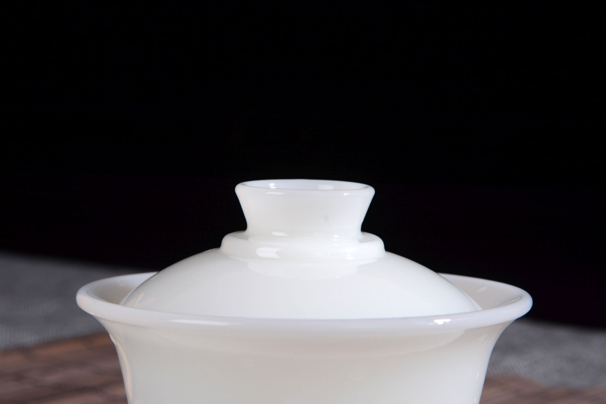 De Hua Jade Porcelain "Yu Ci" White Gaiwan * 130ml Yunnan Sourcing Tea Shop