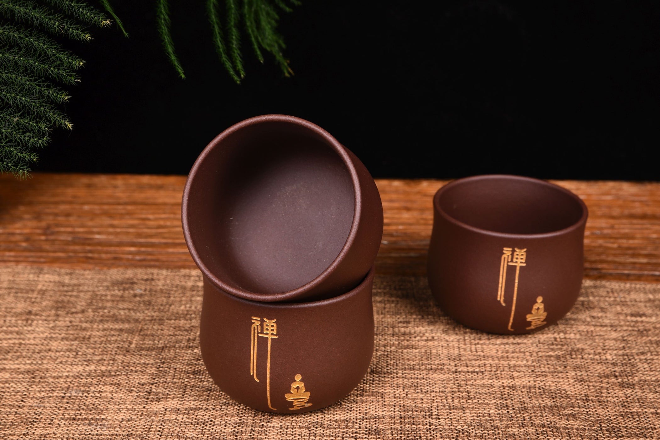 Yixing Purple Clay "Zen" Cups — Yunnan Sourcing Tea Shop