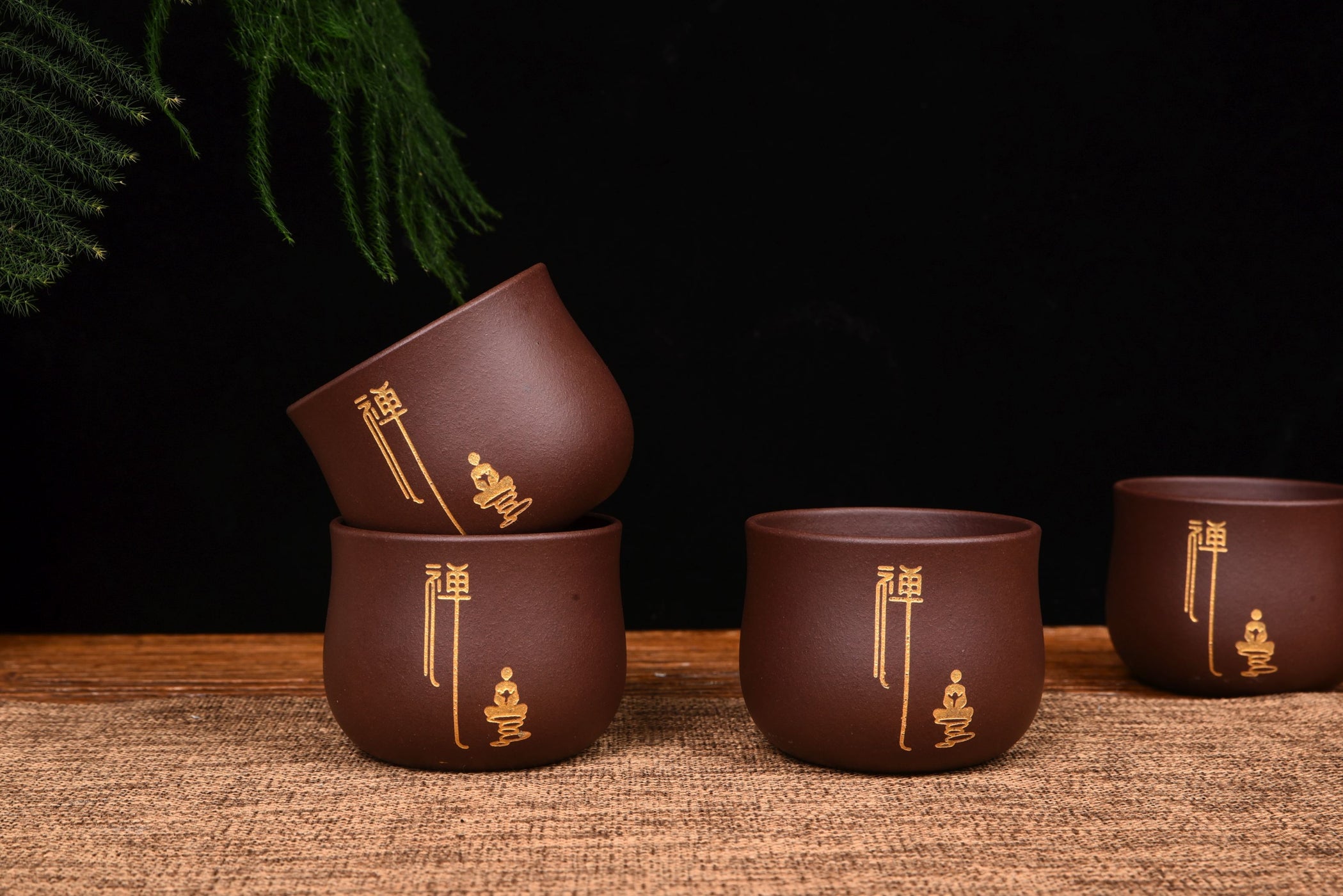 Yixing Purple Clay "Zen" Cups — Yunnan Sourcing Tea Shop