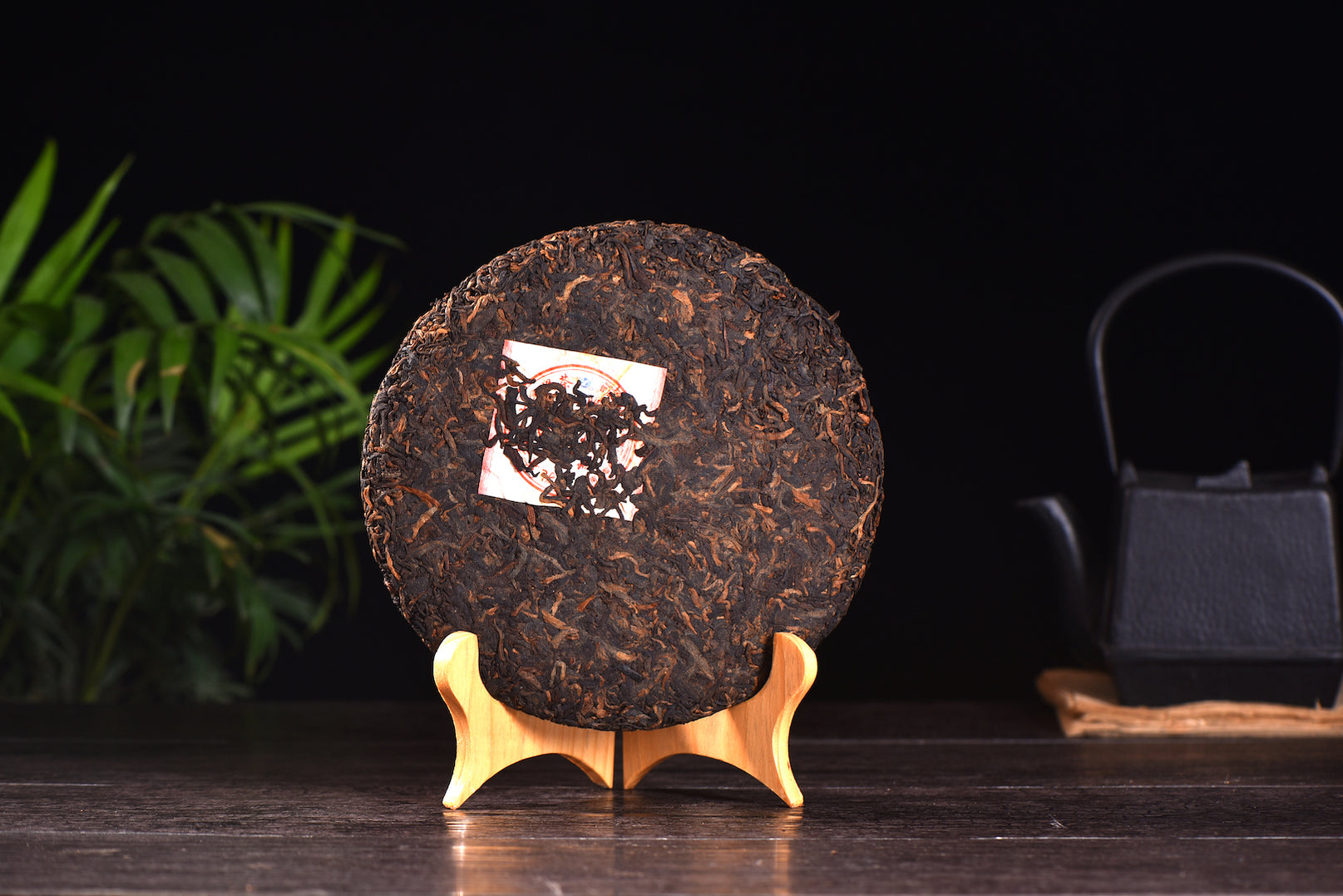 2009 Liming "Aged Aroma" Ripe Pu-erh Tea Cake Yunnan Sourcing Tea Shop