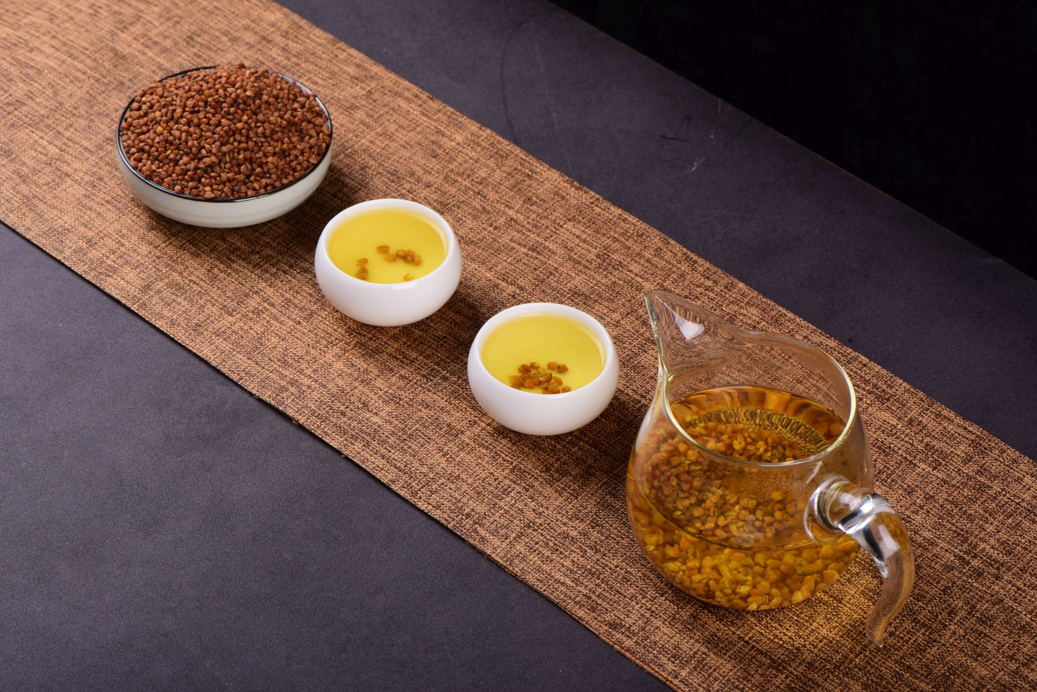 Himalayan Black Tartary Buckwheat Roasted Tea * Fagopyrum tataricum ...