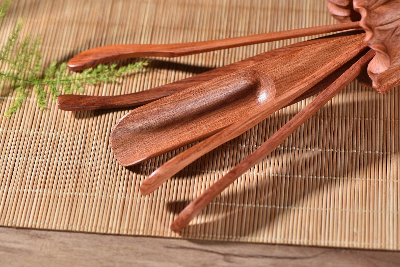 Narra Wood "Lotus Flower" Hardwood Cha Dao Set for Gong Fu Tea Yunnan ...
