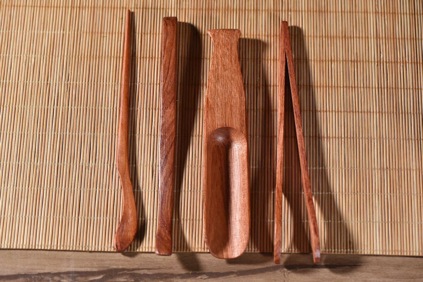 Narra Wood "Lotus Flower" Hardwood Cha Dao Set for Gong Fu Tea Yunnan ...