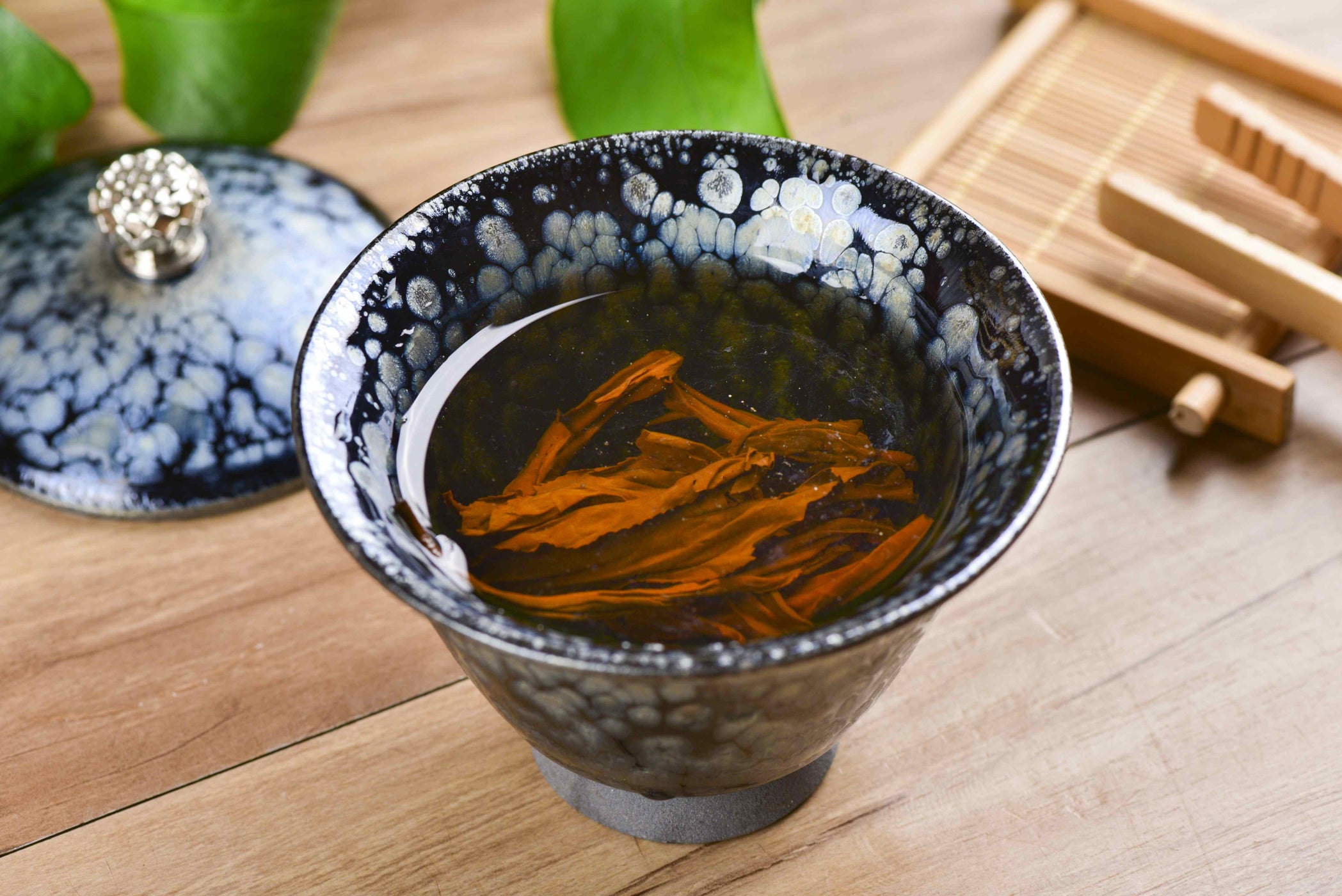 Jianzhan "Cobalt Blue" Hand-Made Stoneware Gaiwan Yunnan Sourcing Tea Shop
