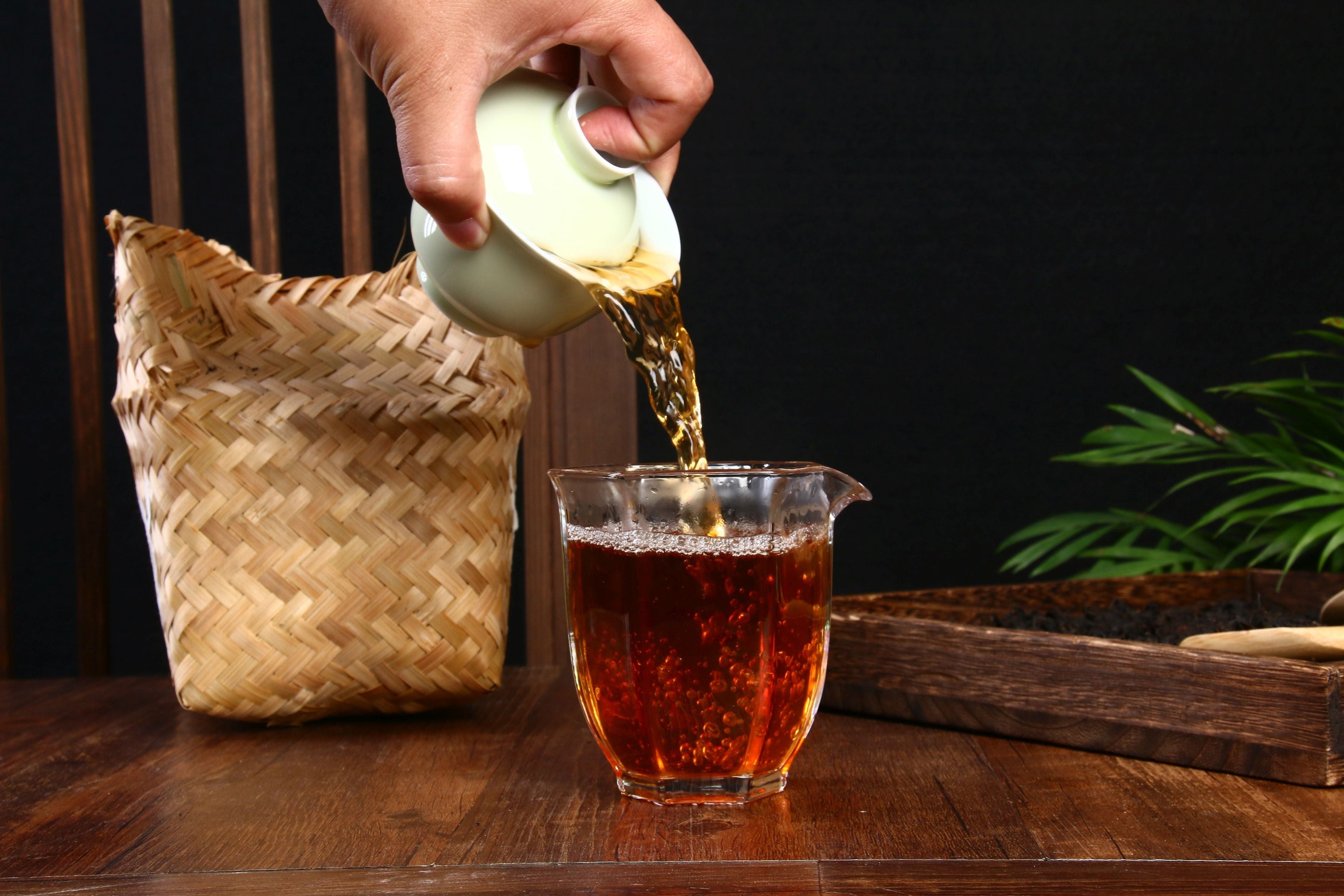 2009 Gao Jia Shan "Wild Tian Jian" in a Bamboo Basket — Yunnan Sourcing ...