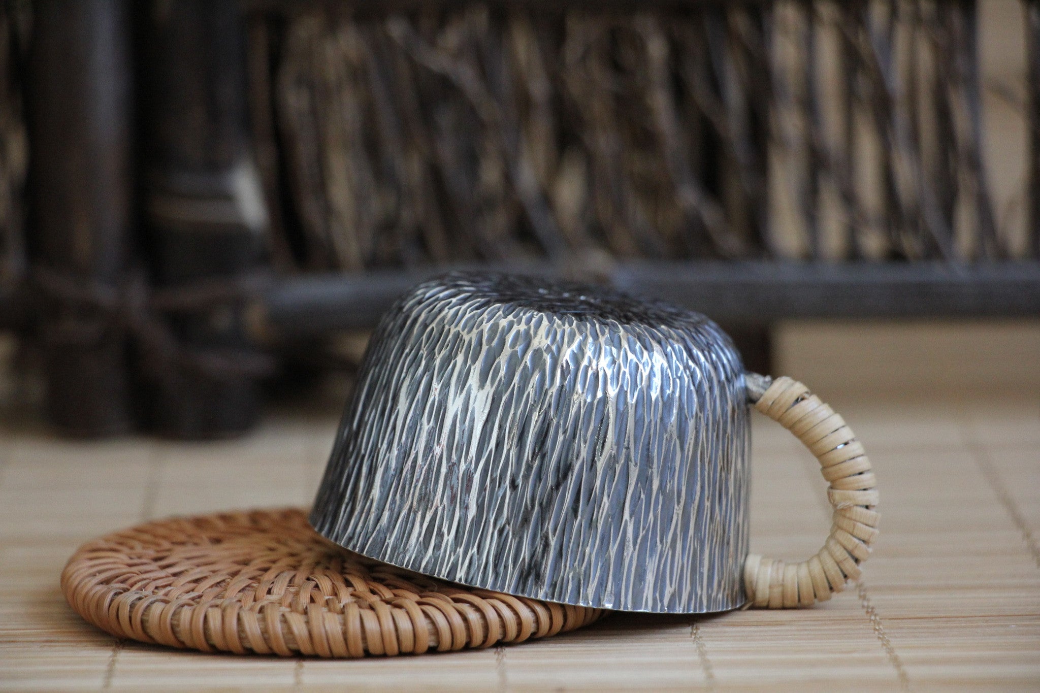 Pure Silver 999 English Style Tea Cup with Handle * 80ml Yunnan ...