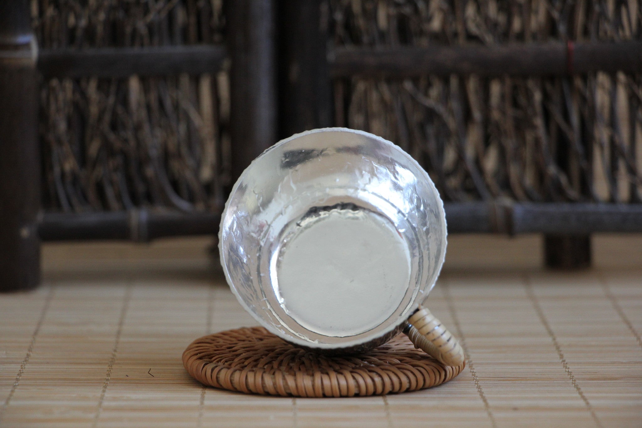 Pure Silver 999 English Style Tea Cup with Handle * 80ml Yunnan ...