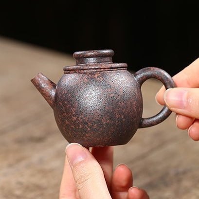 High Fired Old Duan Ni Clay "Ju Lun Zhu" Teapot * 80ml Yunnan Sourcing Tea Shop