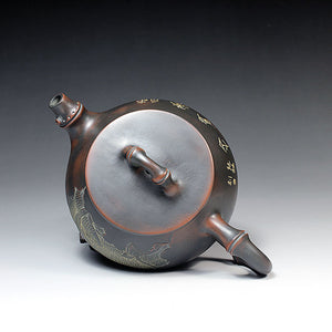 Qin Zhou Nixing Clay Teapot "Shi Piao" by Lu Ji Zu — Yunnan Sourcing Tea Shop