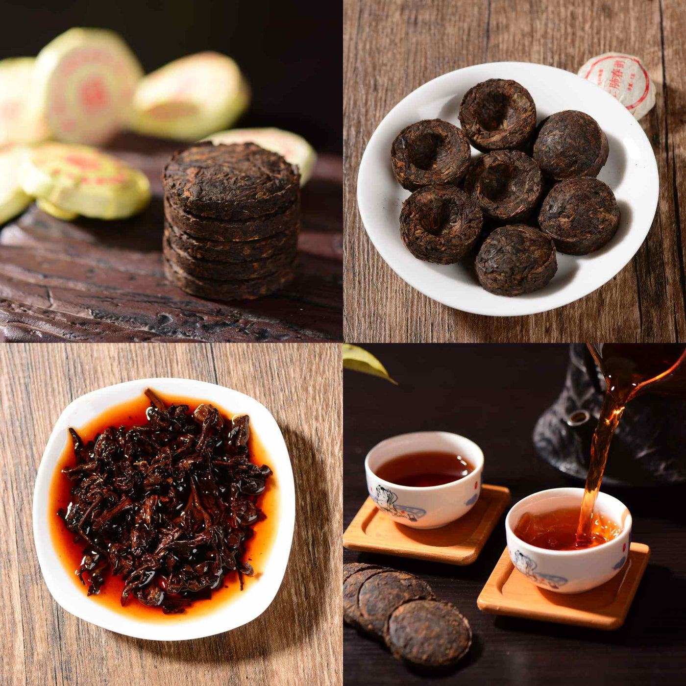Ripe Pu-erh Tea "Mini Tuo & Dragon Balls" Sampler — Yunnan Sourcing Tea ...