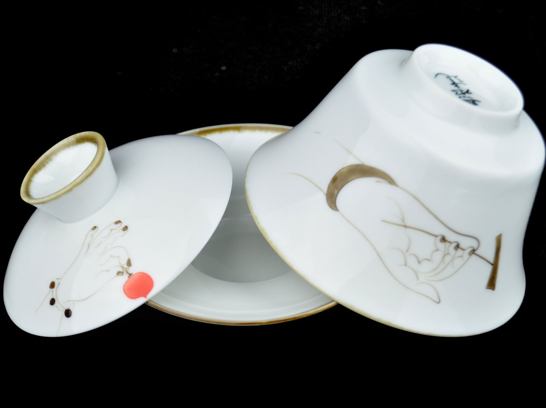 Peach of Immortality Large Ceramic Gaiwan 230ml Yunnan Sourcing Tea Shop